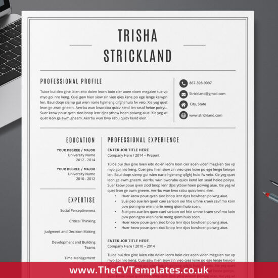 TheCVTemplates.co.uk – Page 2 – Professional and Simple CV Templates ...