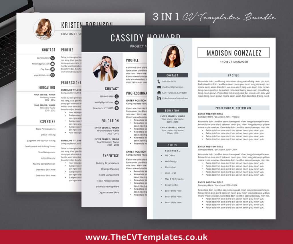 CV Bundle – TheCVTemplates.co.uk