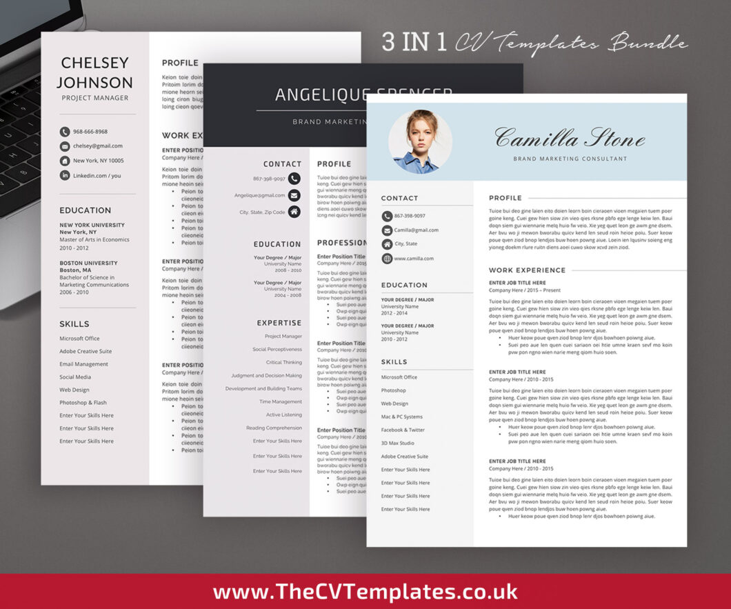 CV Bundle – TheCVTemplates.co.uk