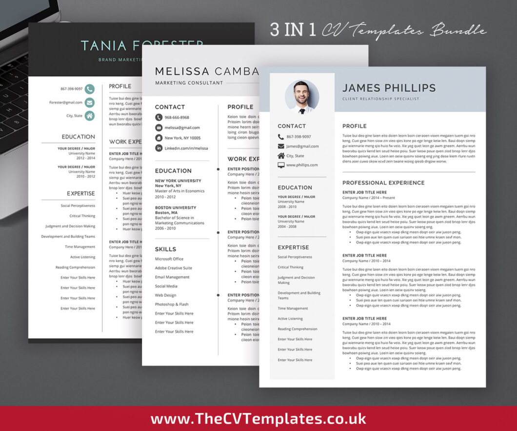 CV Bundle – TheCVTemplates.co.uk