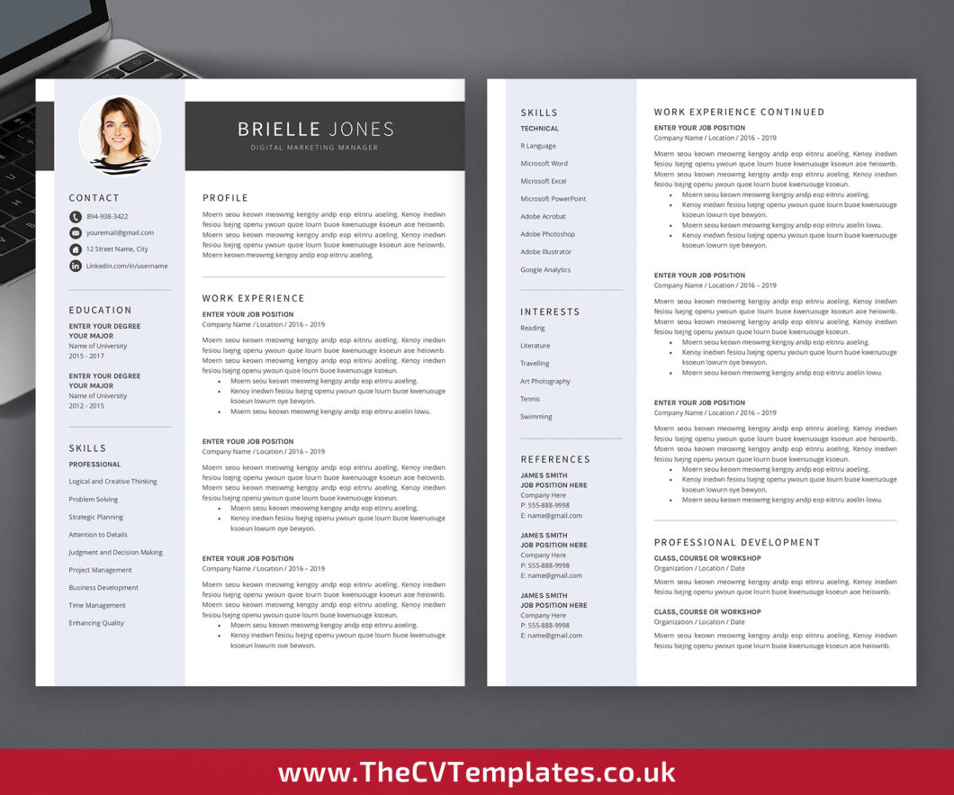 TheCVTemplates.co.uk – Professional and Simple CV Templates for More ...
