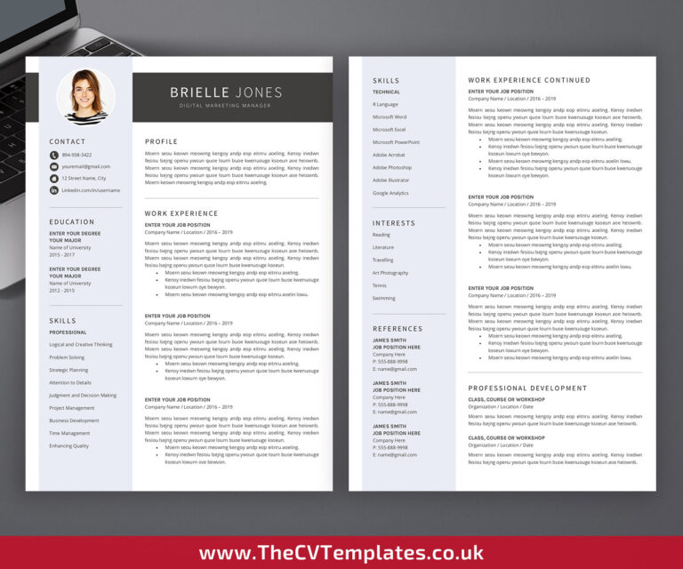 12 New CV Templates for 2025 that You won’t Want to Miss – Professional ...