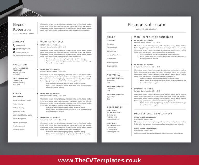 12 New CV Templates for 2025 that You won’t Want to Miss – Professional ...