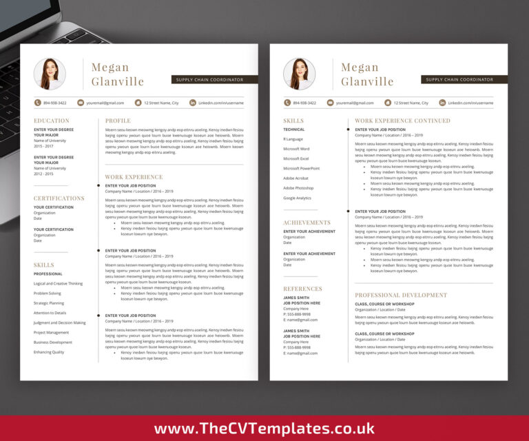 TheCVTemplates.co.uk – Professional and Simple CV Templates for More ...