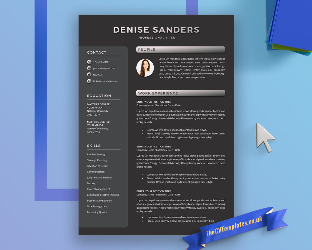 Editable Resume Templates – TheCVTemplates.co.uk