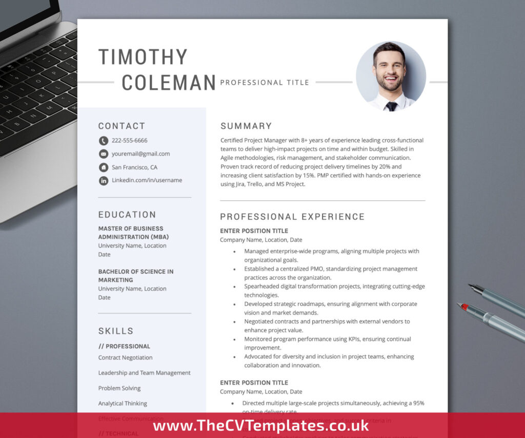 CV Templates UK – TheCVTemplates.co.uk