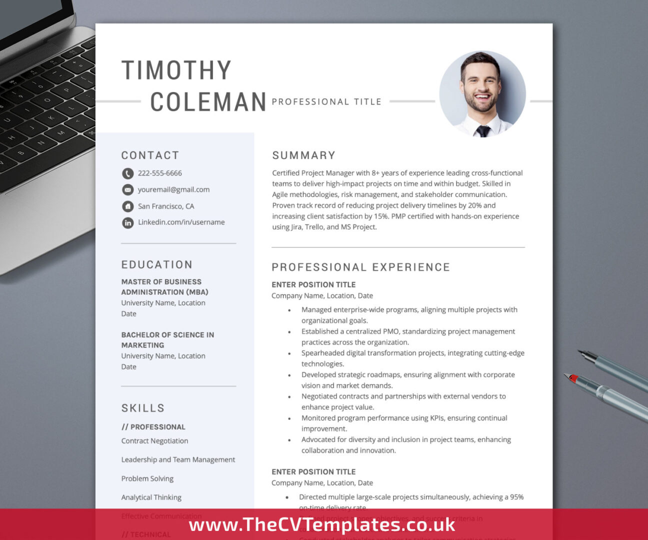 CV Templates UK – TheCVTemplates.co.uk
